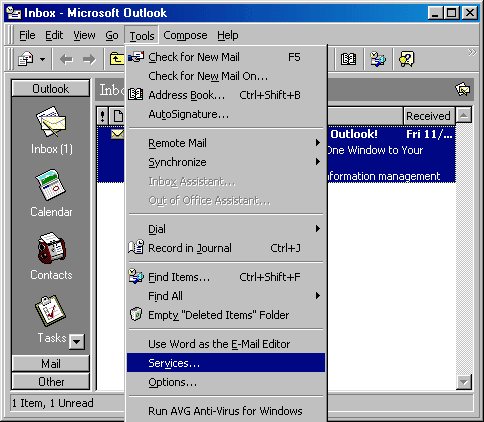 Setting up Outlook 97 - Knowledgebase - Signetique IT Pte Ltd